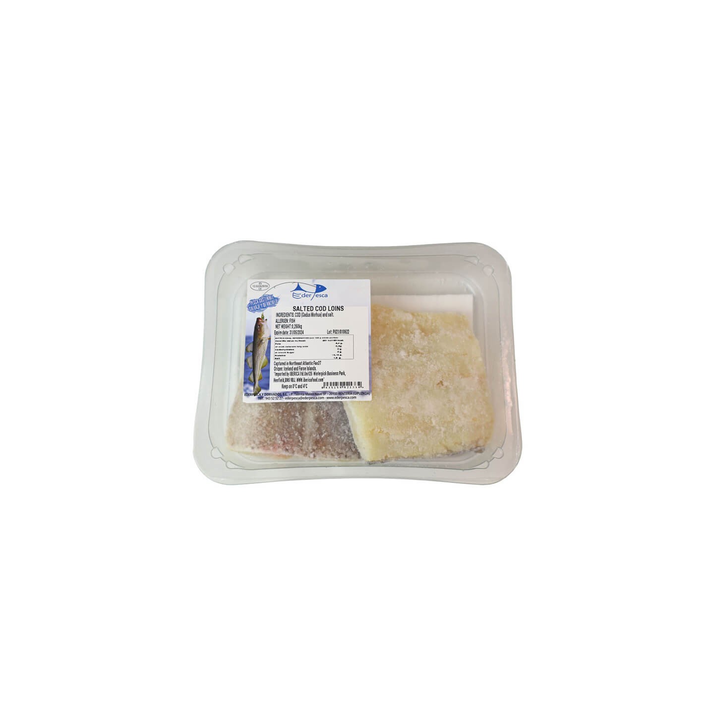 Salt Cod Loin (Bacalao) 250g - Imported from Spain